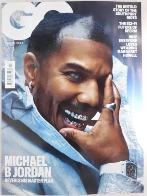 GQ MAGAZINE MAR 2025 Michael B Jordan, Southport Riots, Future of Sperm £9.99 - PicClick UK