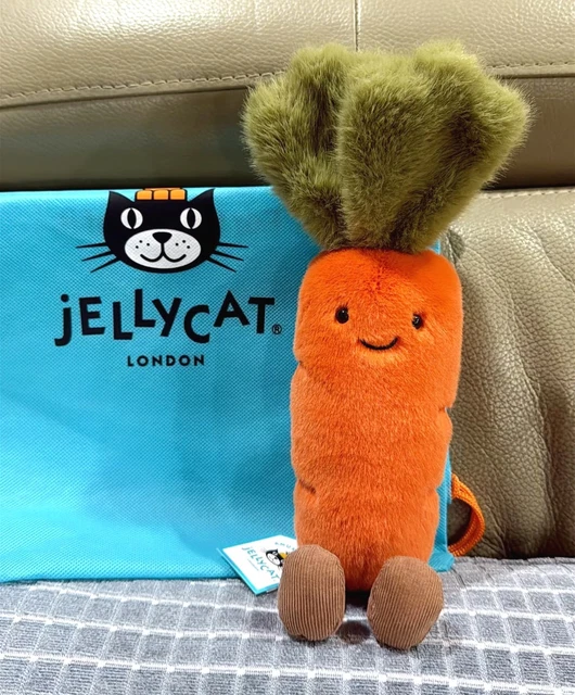 JELLYCAT AMUSEABLES CARROT Vegetable Series Toy Brand New w/Tags&Dust ...
