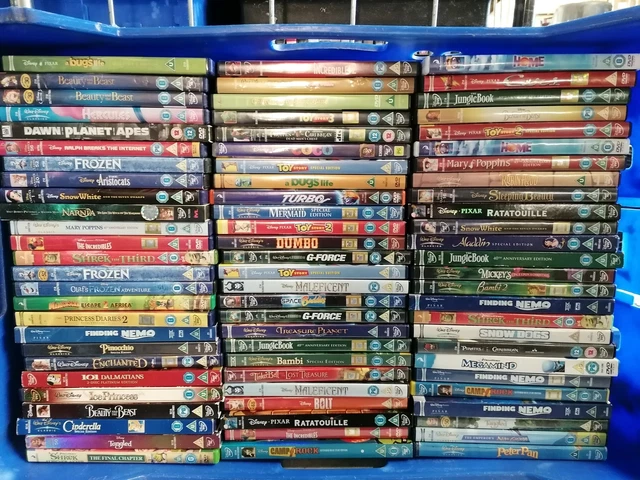 CHILDRENS KIDS FAMILY DVDs Disney Pixar Nickelodeon Dreamworks Lot ...