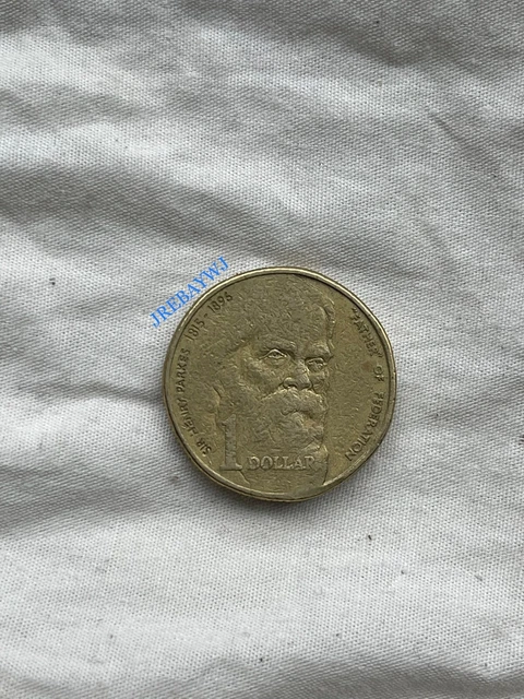 1996 AUSTRALIAN $1 Dollar Coin Father Of Federation Sir Henry Parkes ...