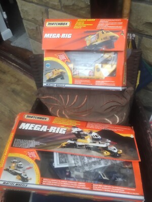 MATCHBOX MEGA RIG Rescue Squad Helicopter 1997 Police Command Center ...