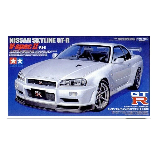 TAMIYA 24258 NISSAN Skyline GT-R (R34) - V Spec II 1/24 EUR 26,76 - PicClick DE