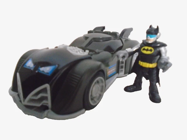 FISHER-PRICE IMAGINEXT DC Super Friends Batmobile/Batman Figure + Bane ...