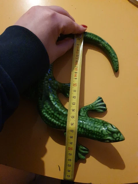 LÉZARD A SUSPENDRE Ou Poser Barbotine /Céramique Palissy Artisant fait ...