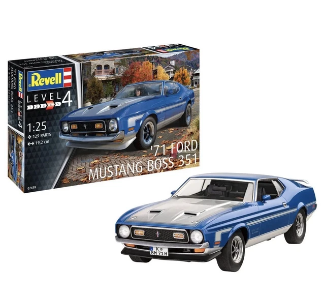 REVELL 07699 🔴 '71 Ford Mustang Boss 351 1:25 EUR 25,00 - PicClick DE