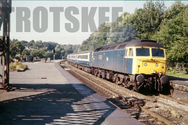 35MM SLIDE BR British Railways Diesel Loco 47537 Class 47 1984 Dore ...