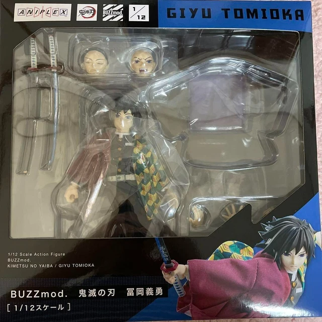 BUZZMOD. DEMON SLAYER: Kimetsu no Yaiba Giyu Tomioka 1/12 Scale Figure ...