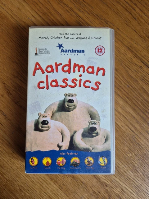 AARDMAN CLASSICS TV Adverts VHS Video - Includes Creature Comforts ...