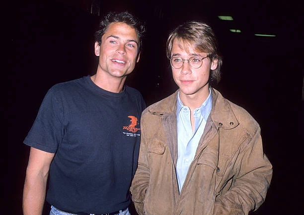 ROB LOWE AND Chad Lowe attend Allan Carr Hosts a Pre-Oscar C - 1989 Old ...