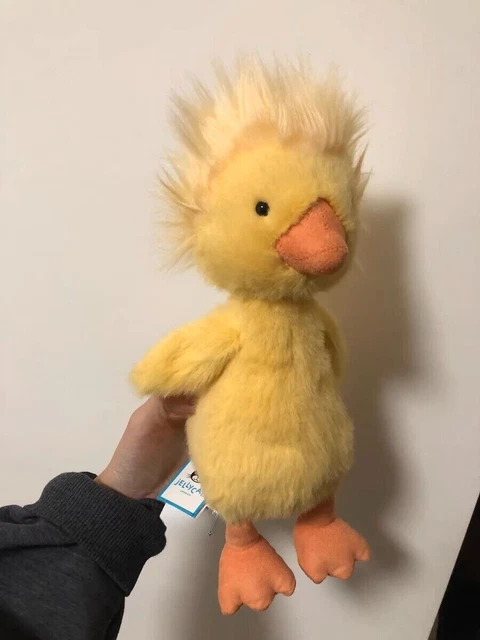 JELLYCAT DORIT DUCKLING 23cm Plush: New Huggable Nursery Toy, Kids ...