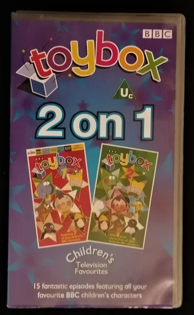 VHS BBC TOYBOX 2 on 1 Children´s Television Favourites NEU & verpackt ...