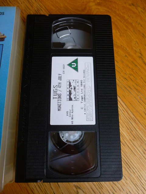 TUGS ANIMATED 1980S VHS Video Cassette Tape PAL Thomas Tank Munitions ...