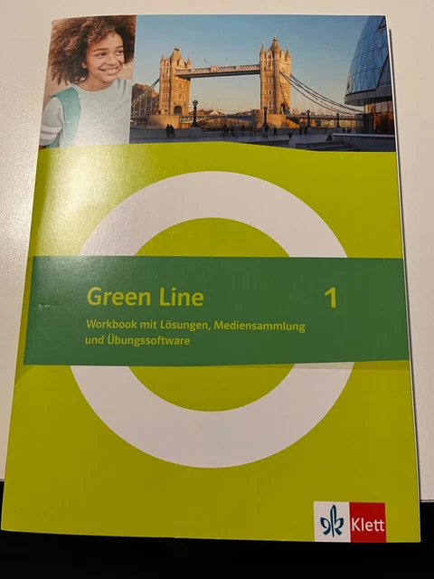 NEU! KLETT GREEN Line 1 Workbook mit allen Lösungen zum Schülerheft ...