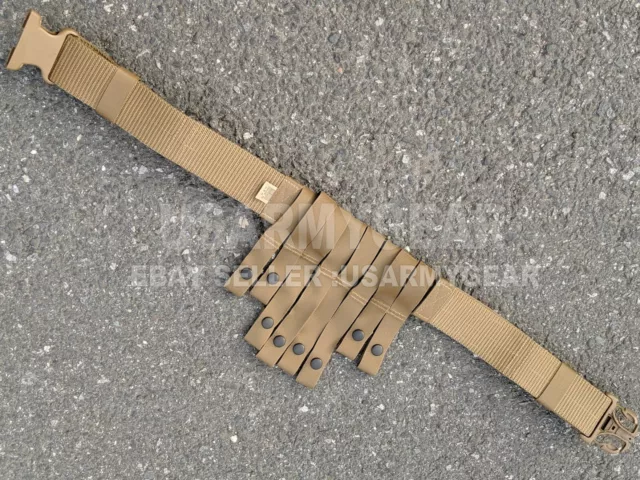 USMC NAVY MILITARY Surplus Web Utility Pistol Battle War Belt Coyote ...