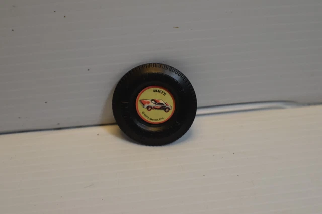 VINTAGE 1970 MATTEL Hot Wheels Redline Snake II Plastic Tab Pin Button ...