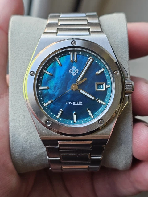 IXDAO IWC INGENIEUR Homage Watch PT5000 Mint Condition MOP Dial ...