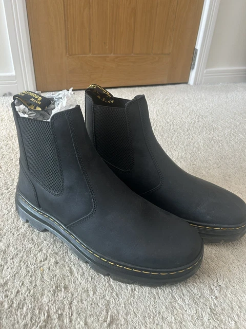 DM EMBURY CHELSEA Boots DR Martens BLK Leather Size: UK 10 £99.49 ...