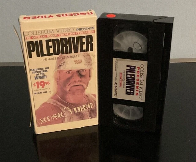 VINTAGE WWF PILEDRIVER Wrestling VHS Video US import WWE music Hulk ...