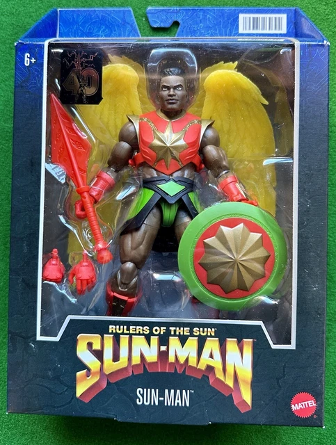 MATTEL MASTERS OF the Universe Revelation Masterverse HE-MAN SUN MAN ...