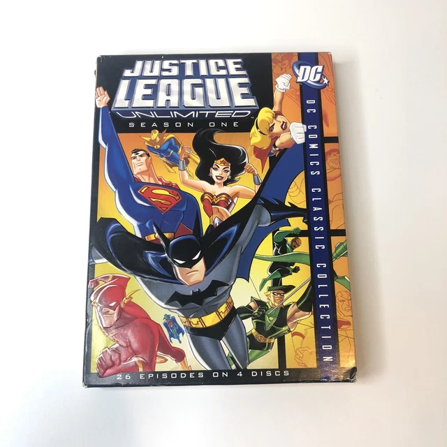 DC COMICS JUSTICE League Unlimited: Season 1 (4-Disc DVD Set, 2004) NO ...