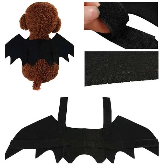 PET DOG CAT Bat Wing Cosplay Prop Halloween Fancy Dress Costume Outfit ...