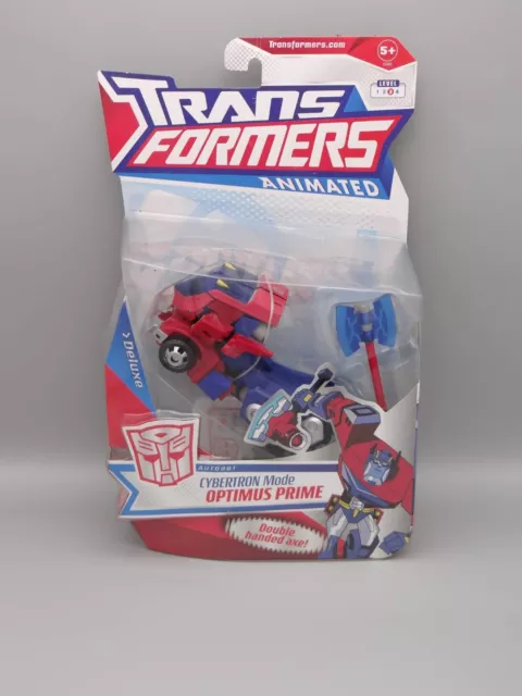 HASBRO TRANSFORMERS ANIMATED Autobot Cybertron mode Optimus Prime ... HASBRO TRANSFORMERS ANIMATED Autobot Cybertron mode Optimus Prime ...