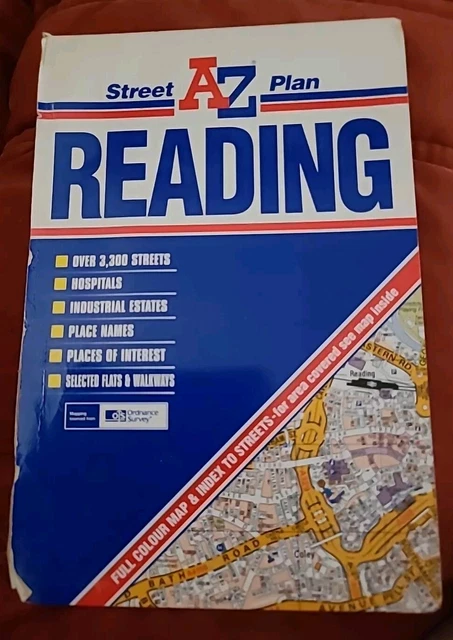 READING STREET PLAN by Geographers' A-Z Map Company (Sheet map, 2002 ...