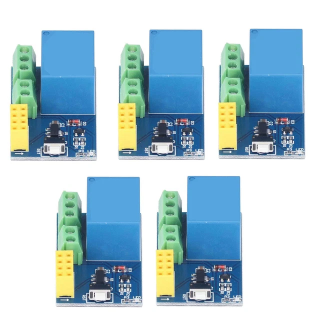 WIFI DC5V RELAY Module Activation Program APP Control Phone 5pcs Home £ ...