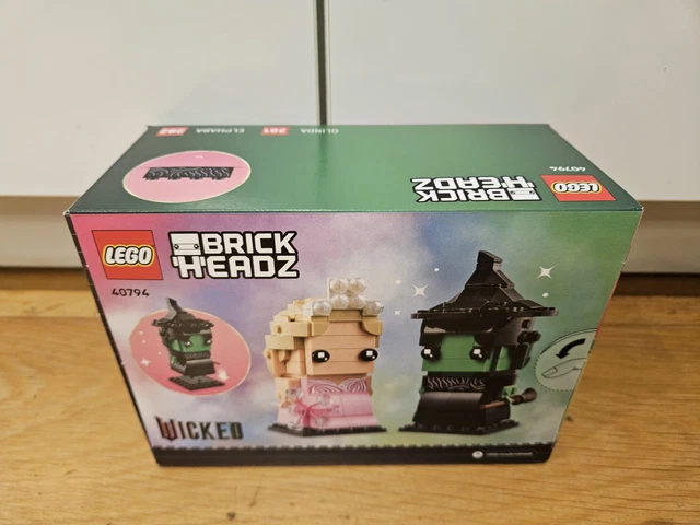 LEGO WICKED 40794 - Elphaba & Glinda Figures Brickheadz - New & Sealed ...