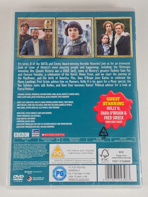 HORRIBLE HISTORIES: SERIES 8 DVD (New & Sealed) Region 2,4 £12.63 ...