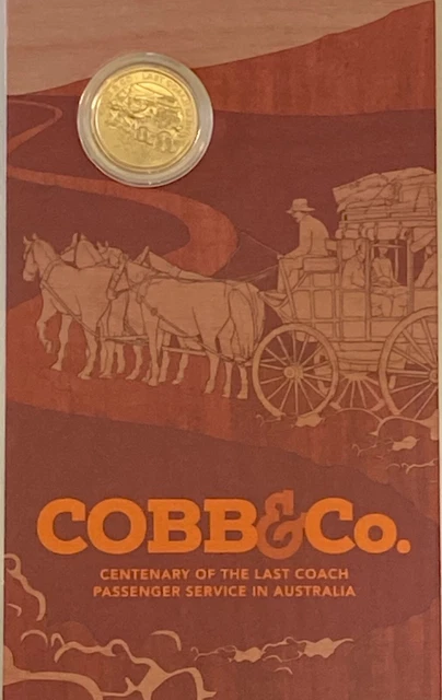 AUSTRALIA 2024 $1 UNC Cobb and Co Centenary of the Last Coach Passenger ...