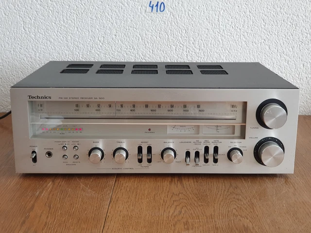 TECHNICS SA-500 RICEVITORE STEREO HIFI FM/AM VINTAGE 550W EUR 339,99 - PicClick IT