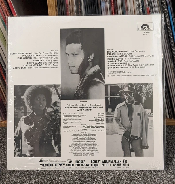 ROY AYERS COFFY (RARE BROWN MARBLE VINYL) SOUNDTRACK (US IMPORT) MINT ...