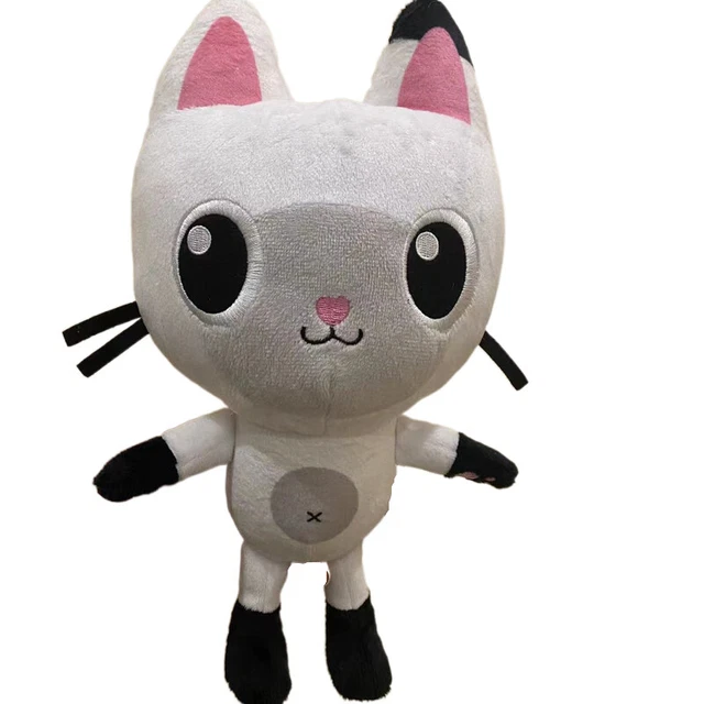 25CM CUTE GABBY'S Dollhouse Smile Cat Plush Doll Soft Stuffed Toy Kids ...