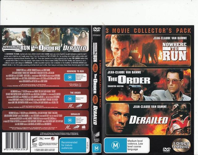 NOWHERE TO RUN-1993-/THE Order-2001-/Derailed-Jean-Claude Van-Damme-3 ...