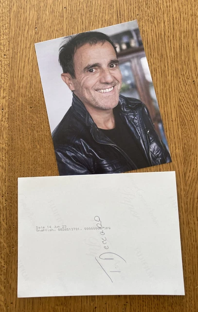 AUTOGRAPHE THIERRY Beccaro Acteur Français 12,5 X 17,5 Cm EUR 5,99 ...