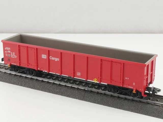 MÄRKLIN 47190 HOCHBORDWAGEN Eanos DB Cargo H0 1xPuffer fehlt 1702-04-41 ...