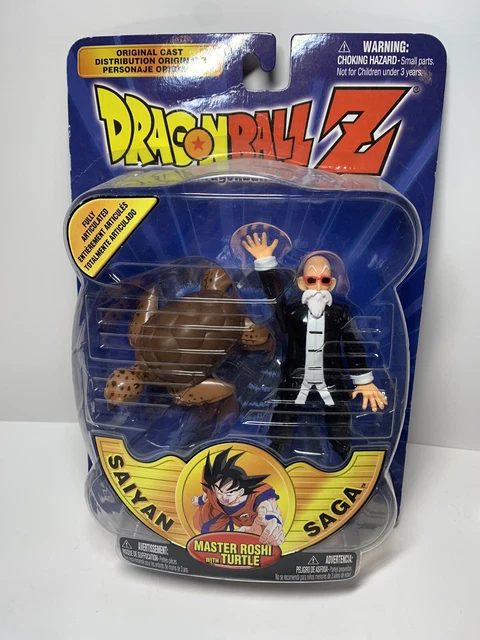 DRAGONBALL Z MASTER ROSHI W/ TURTLE Saiyan Saga Action Figure 2000 ...