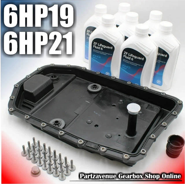 ZF 6HP19 AND 6Hp21 Atf Fluid Sump Filter With 7L Gearbox Oil Kit £181. ...