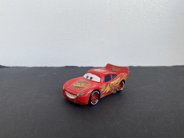 DISNEY PIXAR CARS ROAD REPAIR LIGHTNING McQUEEN Diecast 1:55 Mattel ...