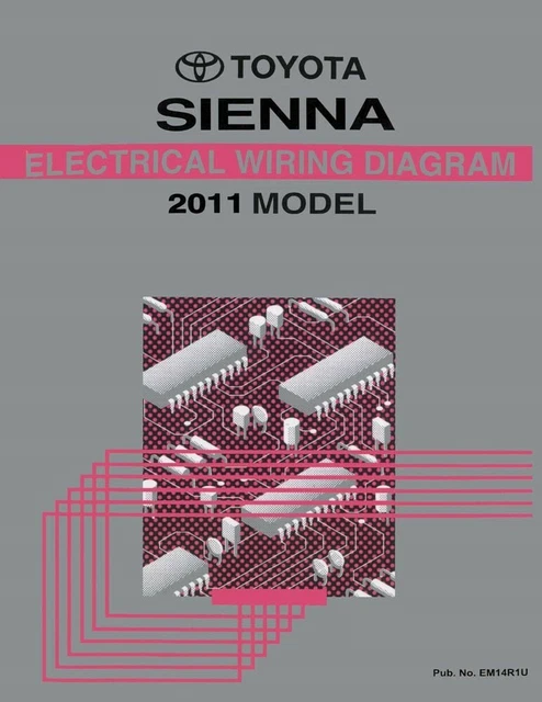 2011 TOYOTA SIENNA Wiring Diagrams Schematics Layout Factory OEM £52.87 ...