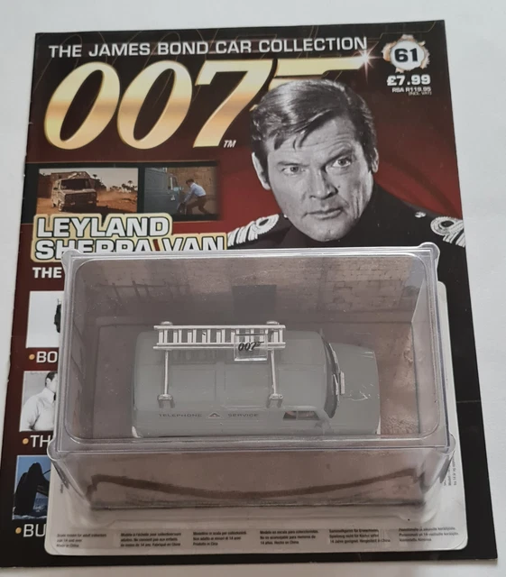 #61 LEYLAND SHERPA Van James Bond Car Collection 007 La spia che mi ...