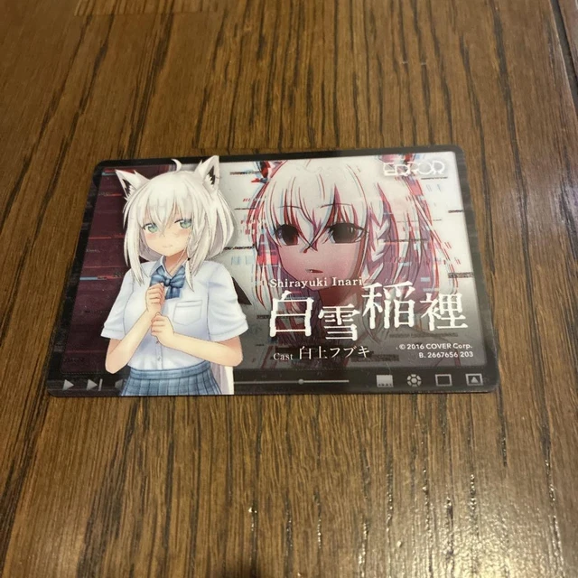 HOLOLIVE CARD HOLOLIVE Error Shirakami Fubuki Vtuber Japan Used £14.62 ...