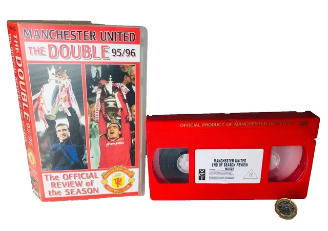 VHS VIDEO TAPE Football Manchester United 95-96 Season Review Vintage ...