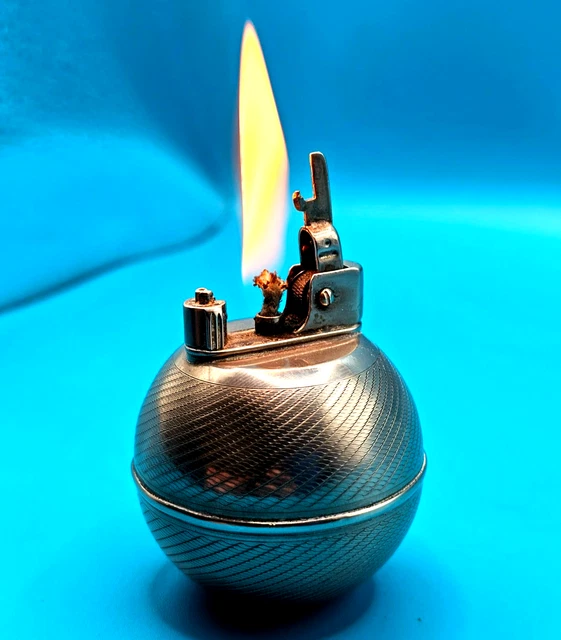 RARE VINTAGE COLLECTABLE Mylflam Automatic Petrol Table Lighter in ...