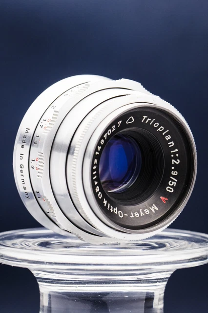 TRIOPLAN 2.9/50 RED V 1:2.9/50mm M42 50 2.9 Meyer-Optik-Görlitz bubble ...