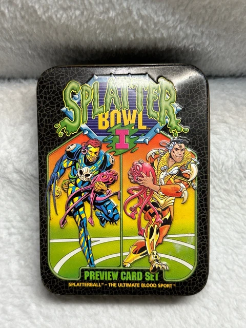 SPLATTER BOWL I Preview Card Set Tin Splatterball The Ultimate Blood ...