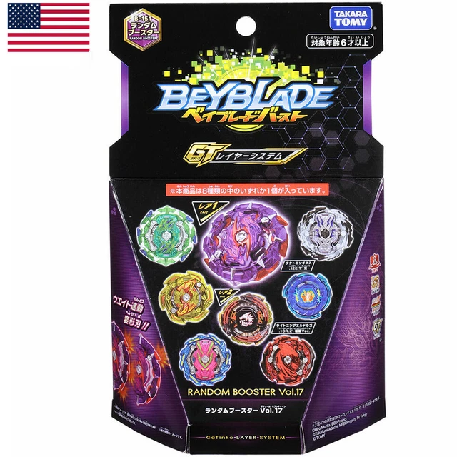 TAKARA TOMY BURST Rise GT Random Booster Vol. 17 Beyblade B-151 (1 ...