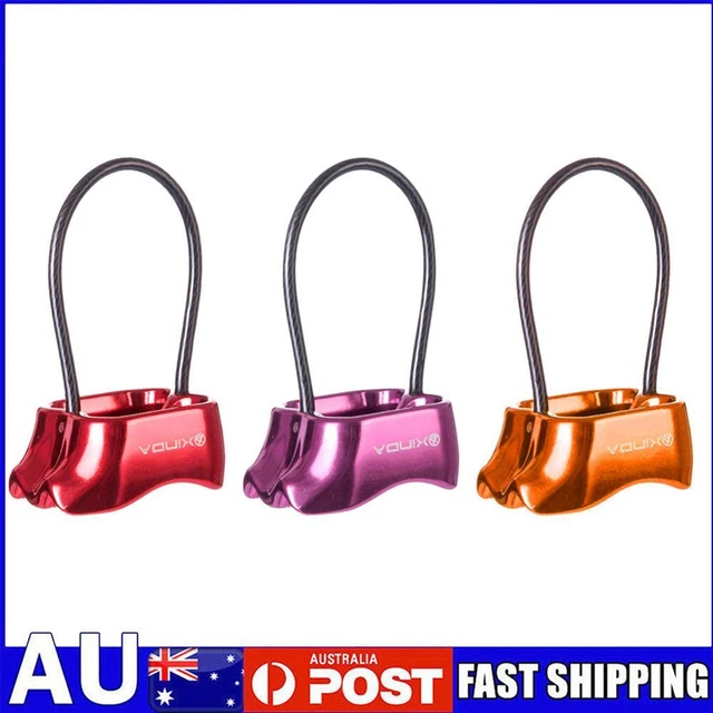 HIKING DESCENT DEVICE ATC Belay Rappel 25KN Outdoor Rock Climbing ...