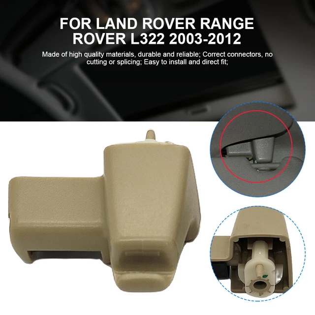 SUN VISOR CLIP Retainer EGP000050NUG for Range Rover L322 03-12 (Beige ...